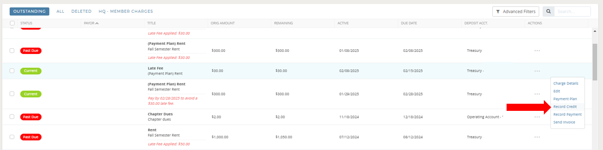 How do I remove a Late Fee from a member's account? – LegFi